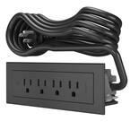 AC WORKS 8-Outlet 6 ft. SJT 14/3 Rotating Power Strip with Surge ...