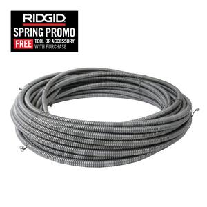 RIDGID 7/8 in. x 15 ft. A-62 5 Sectional Cables K-60SP Sectional Drain ...