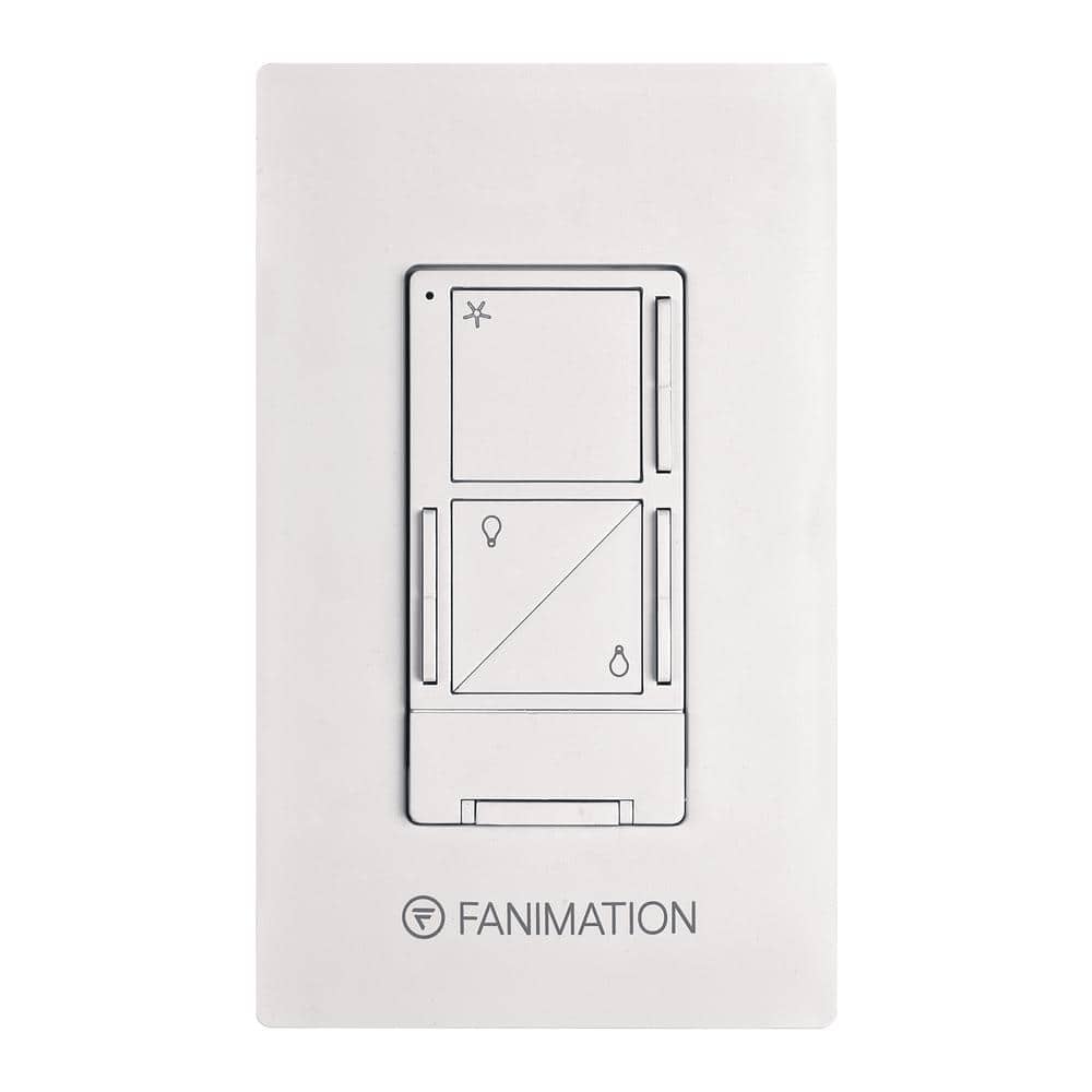 Fanimation White Wall Mount Ceiling Fan Remote Control | Shelly Lighting