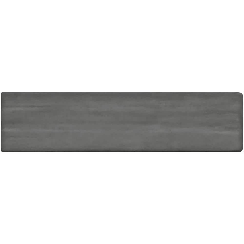 Daltile LuxeCraft Grey Mist 3 in. x 12 in. Glossy Ceramic Wall Tile (12 ...