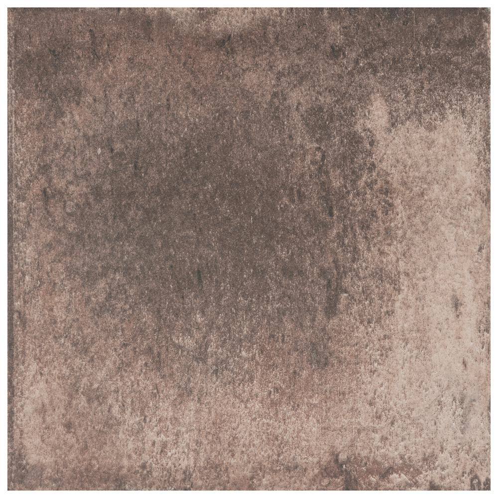 Merola Tile D'Anticatto Marrone 8-3/4 in. x 8-3/4 in. Porcelain Floor ...