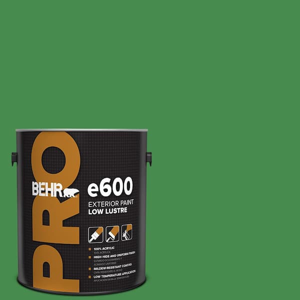 BEHR PRO 1 gal. #MQ4-48 Planet Green Low Luster Exterior Paint PR62301 ...
