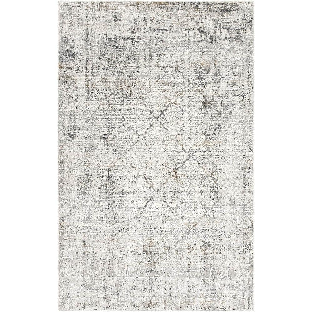 Rug Branch Mirage Cream Grey Large (8 ft. x 11 ft.) - 7 ft. 9 in. x 10 ...