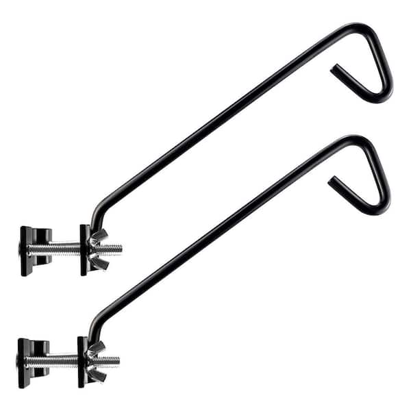 Metal Hanging Plant Bracket 2-Pack 6 in. Hand-Forged Plant Hangers for ...