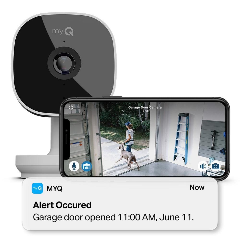 Chamberlain MyQ Smart Garage Home Security Camera myQ-C23AXXW - The ...