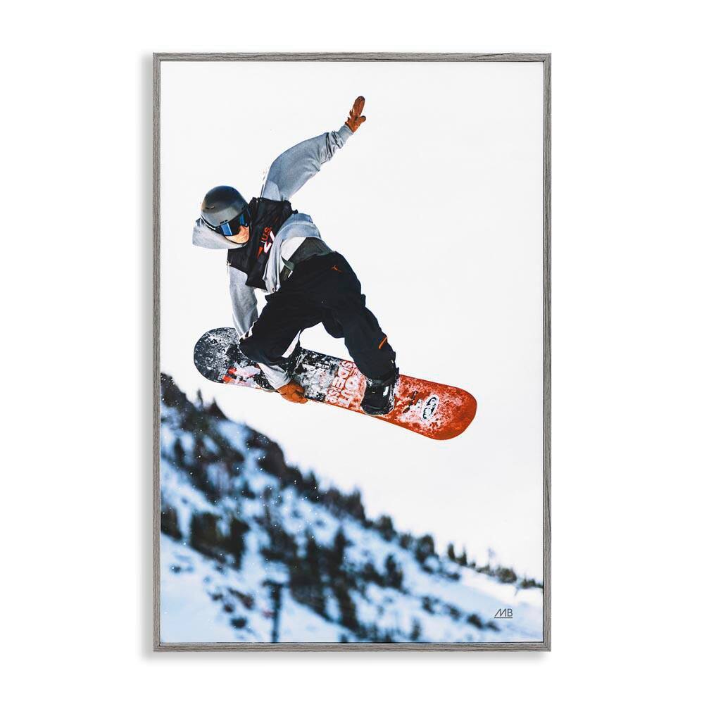 Stupell Industries Winter Snowboard Jumps by Max Blakesberg Studios ...