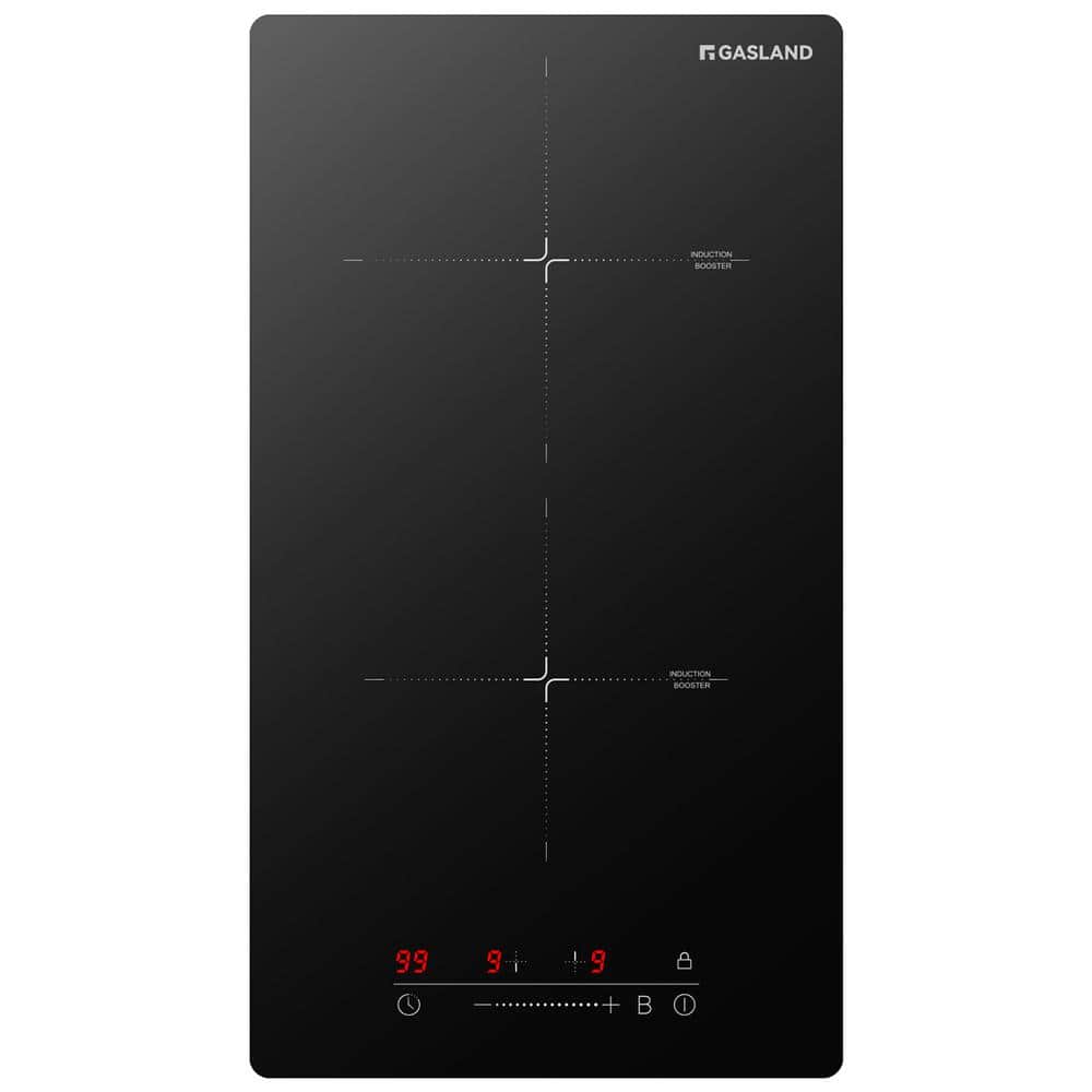 GASLAND 12 in. Induction Cooktop Smooth Top with 2 Elements Built-In in ...