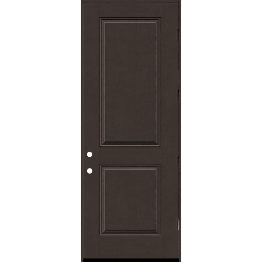 Steves & Sons Regency 36 in. x 96 in. 2P Squaretop LHOS Hickory Stain ...
