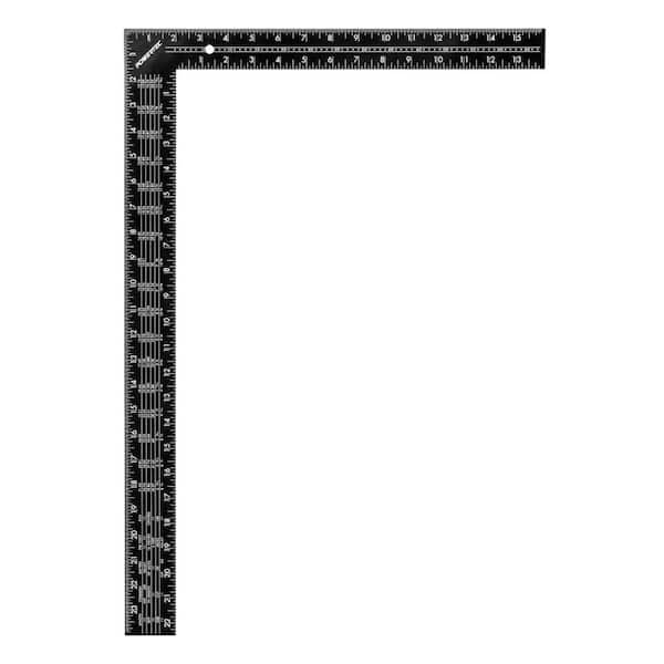 ‎POWERTEC Framing Square, 24 in. L x 2 in. W Steel Carpenter Square ...