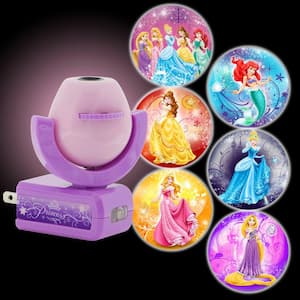Projectables 0.5-Watt Plug In Light Sensing Integrated Disney Princess ...