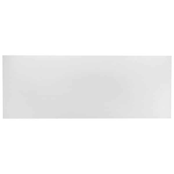 Ivy Hill Tile Alabaster Chalk White 6 in. x 0.52 in. Matte Ceramic Wall ...