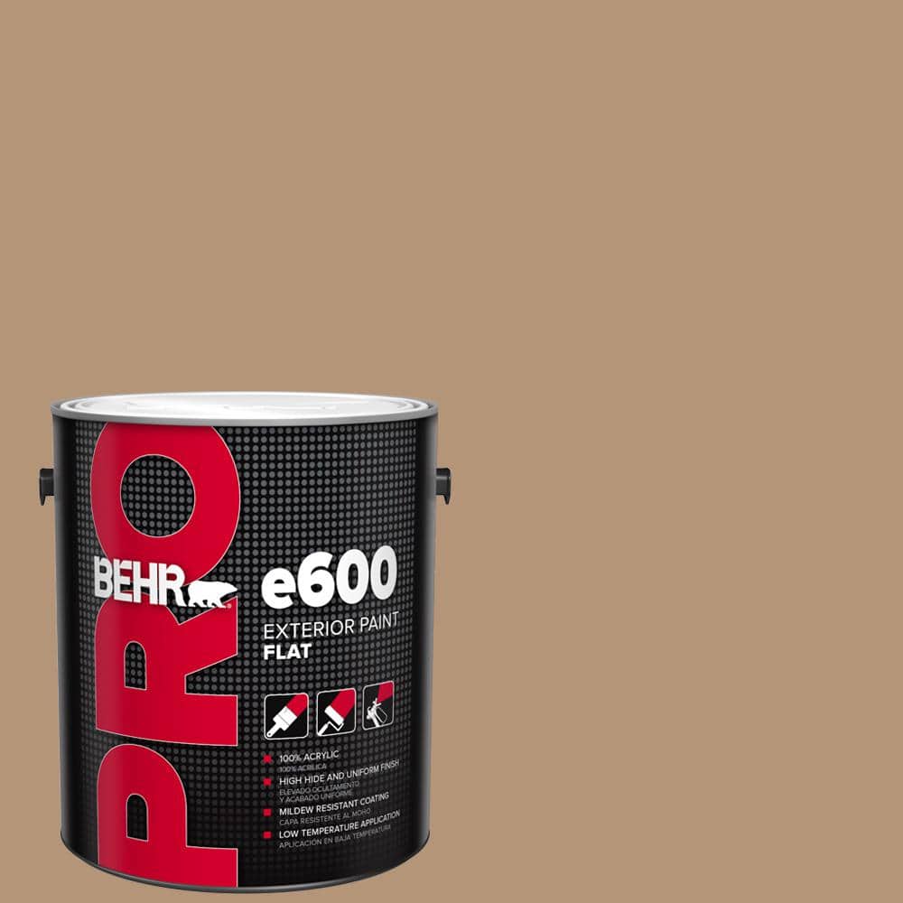 BEHR PRO 1 gal. #280F-4 Burnt Almond Flat Exterior Paint PR61301 - The ...