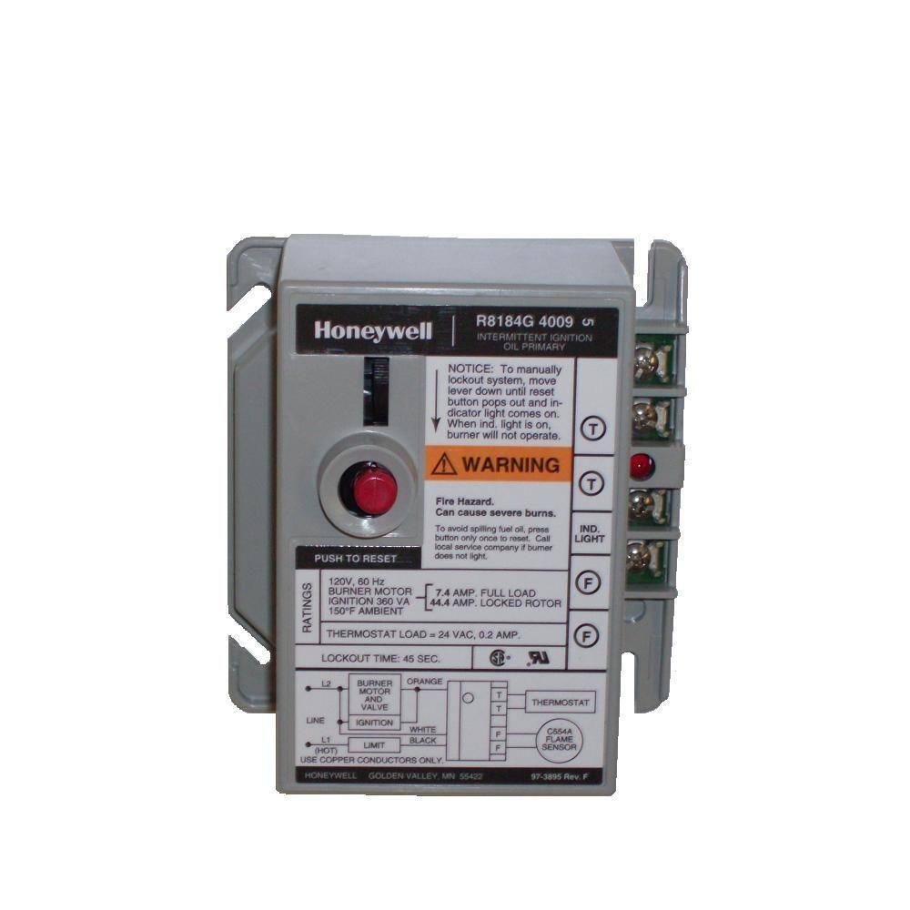 Protector Relay Oil Burner R8184G-4009 - The Home Depot
