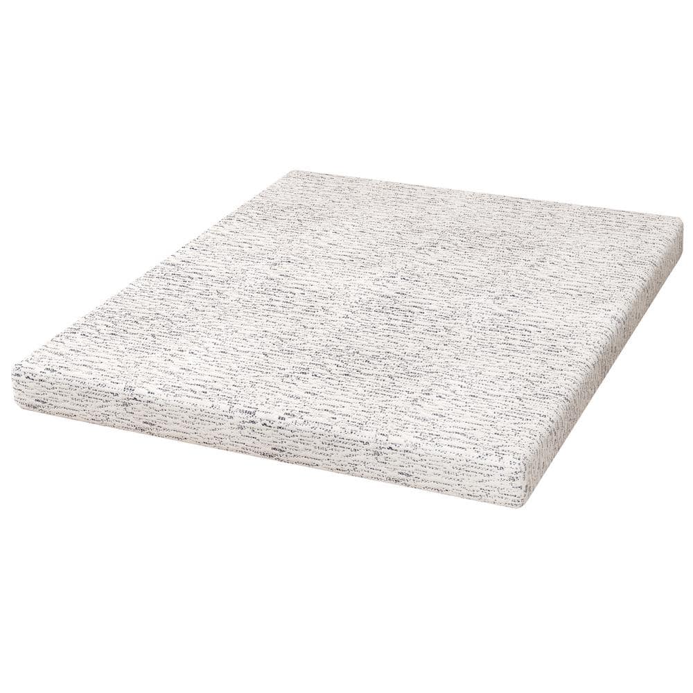 SUBRTEX Medium 4 in. Twin XL Cooling Gel Memory Foam Mattress Topper ...