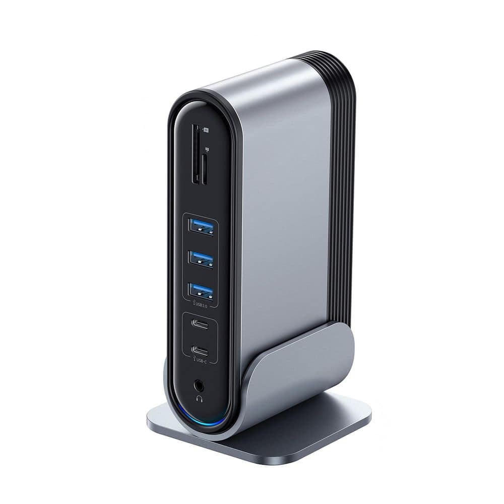 BIBIVIS 17-in-1 Docking Station, Laptop Docking Station 3 Monitors with 3 x 4K HDMI, USB C ...