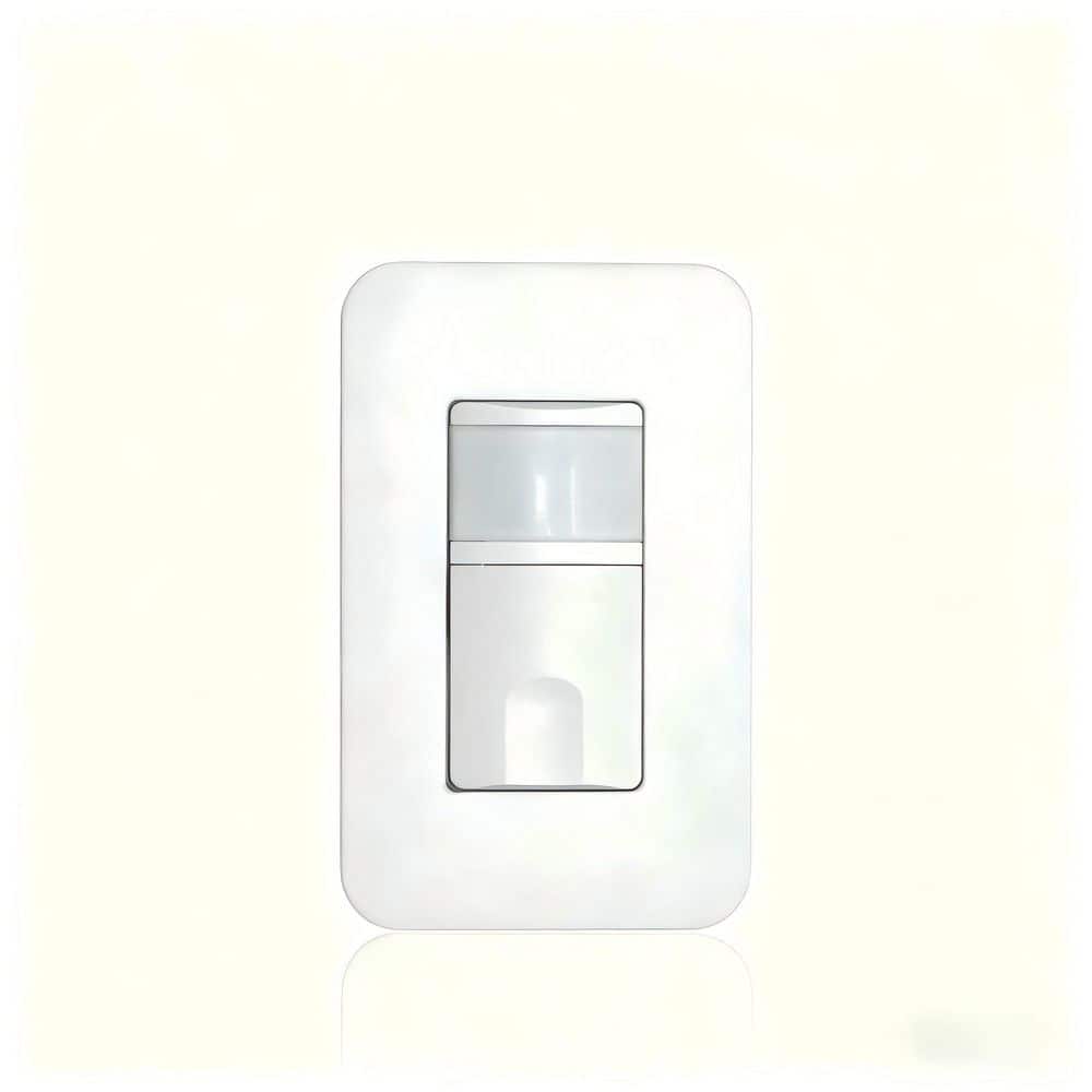 RUN BISON White 5 Amp Dual Voltage Motion Sensor Switch-120-Volt/277 ...