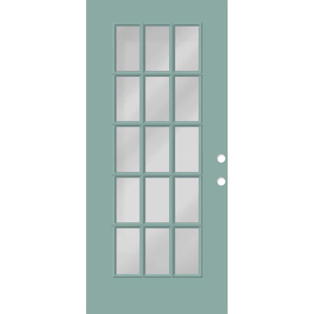 Steves & Sons Reliant 32 in. x 80 in. Left-Handed Full Lite 15 L SDL ...