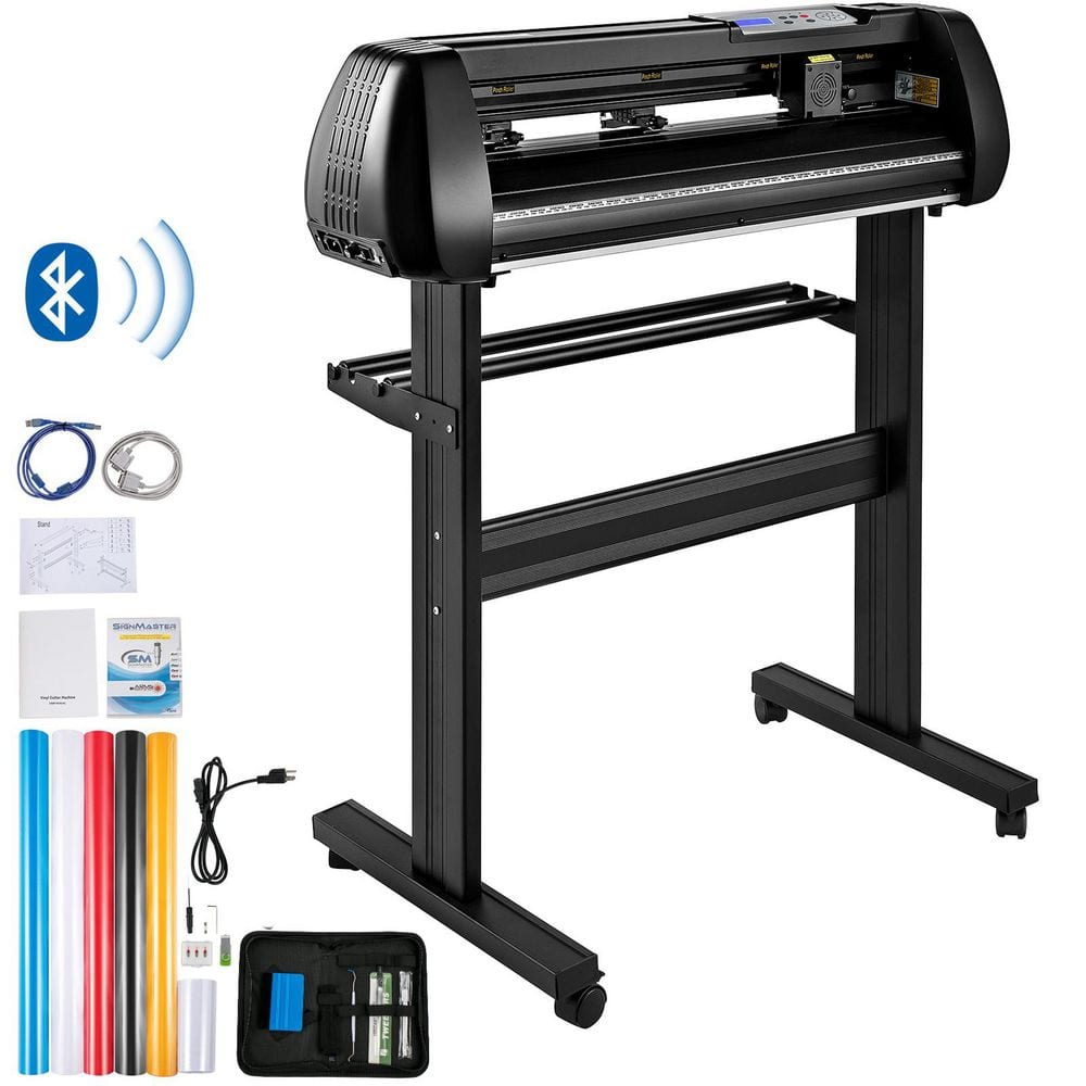 SKYSHALO Vinyl Cutter Machine, 28 in. Offline Bluetooth Cutting Plotter ...