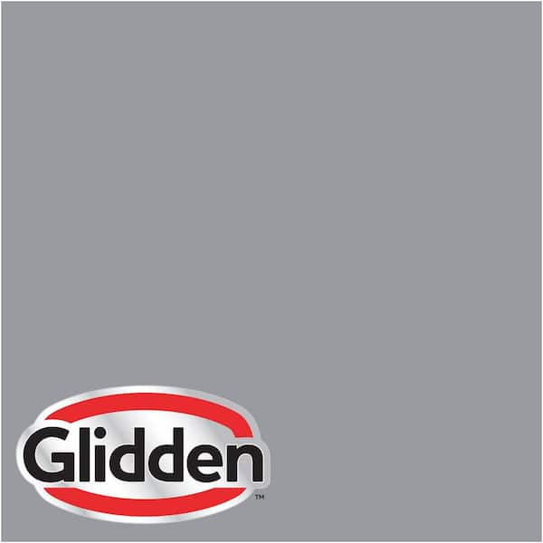 Glidden Premium 5 gal. #HDGCN38 Cool Metalwork Grey Flat Interior Paint ...