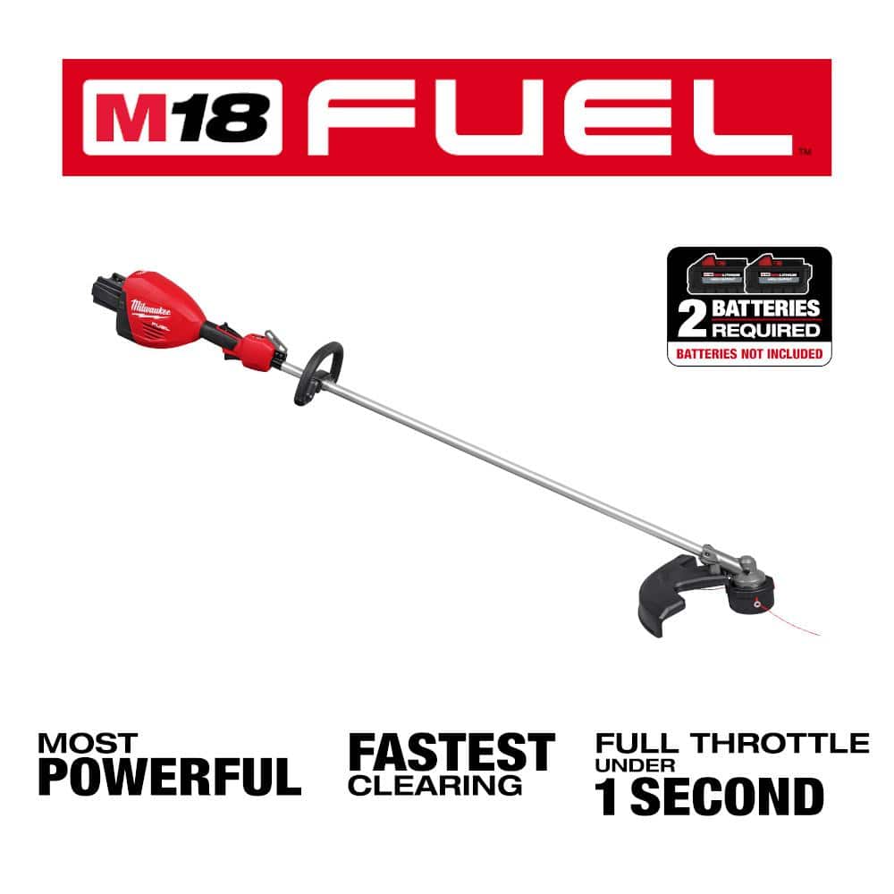 Milwaukee M18 FUEL 18V Brushless Cordless 17 in. Dual Battery Straight ...