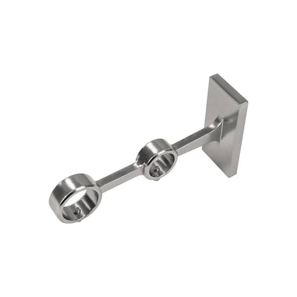 Lumi Home Furnishings Matte Black Steel Double Bracket 5.4 in ...
