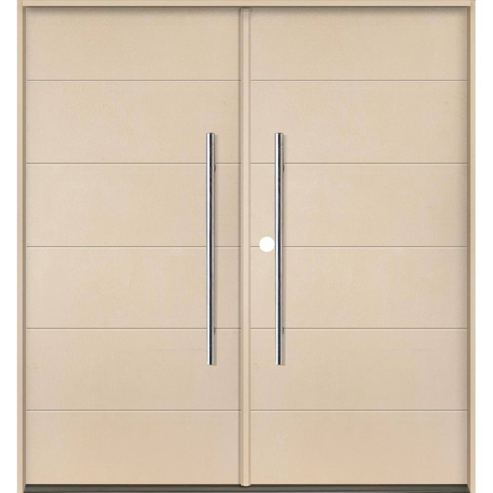 Krosswood Doors TETON Modern Faux Pivot 72 in. x 79 in. Right-Active ...