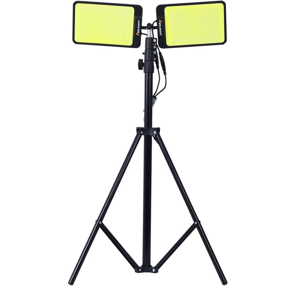 WRIGHTMASTER 12V 11200 Lumens LED Portable Outdoor Construction Light ...