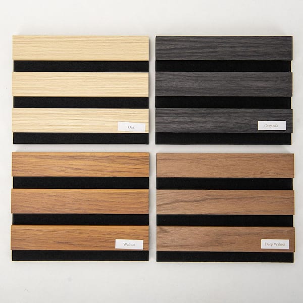 Art3dwallpanels 0.4 in. x 5 in. x 4.7 in. 4-Colour Samples MDF ...