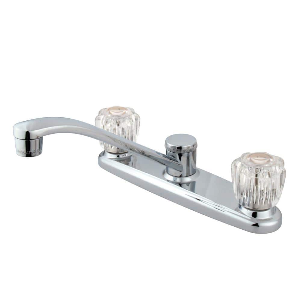 Kingston Brass Americana 2-Handle Centerset Standard Kitchen Faucet in ...