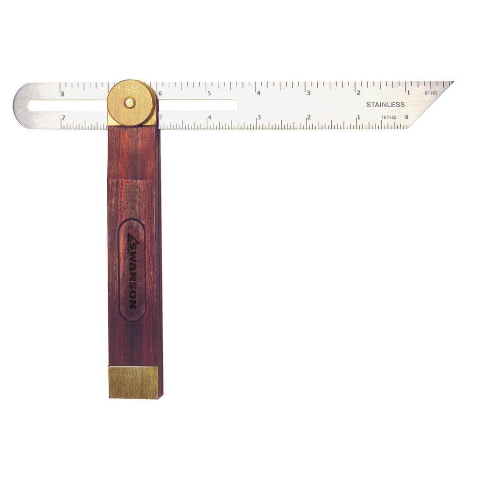Swanson 9 in. Sliding T-Bevel / Angle Finder with Locking Knob and ...
