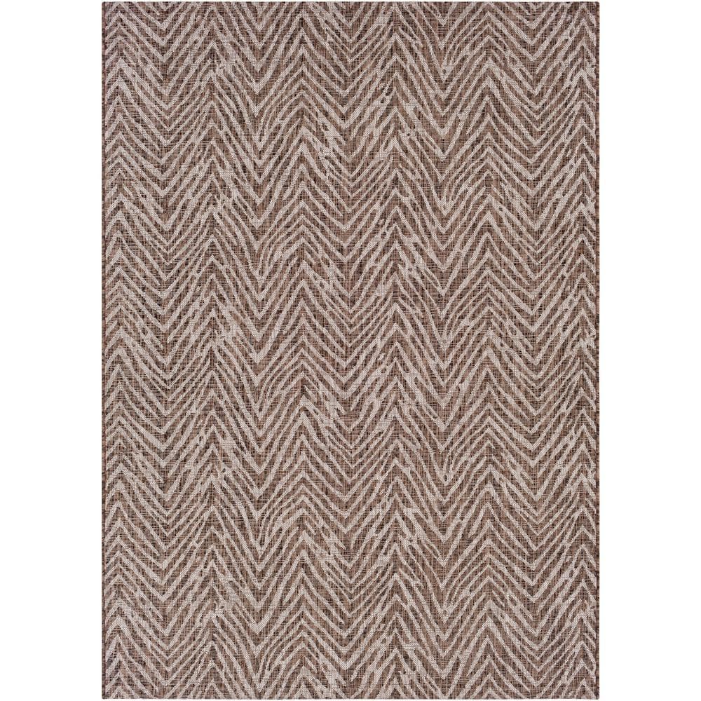 Artistic Weavers Cranleigh Camel 5 ft. x 8 ft. Indoor/Outdoor Patio ...