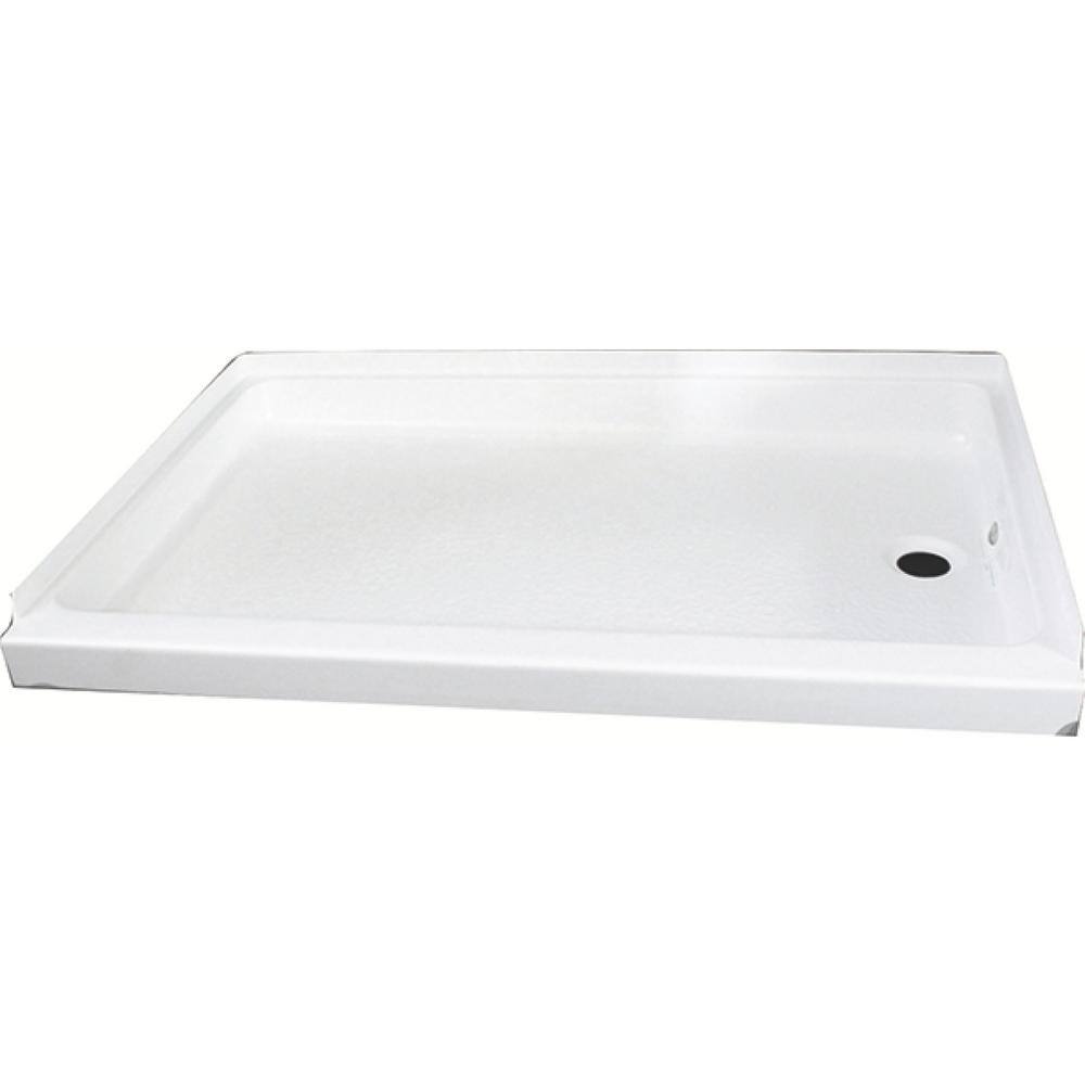 SR SPECIALTY RECREATION Center Drain Shower Base, 24 in. x 32 in ...
