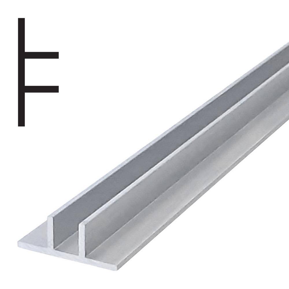 Alexandria Moulding AT 026 3/8 in. D x 1 in. W x 96 in. L Metal Mira ...