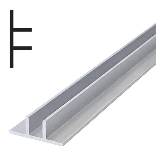 Alexandria Moulding AT 026 3/8 in. D x 1 in. W x 96 in. L Metal Mira ...