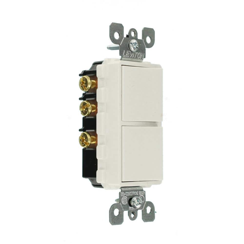 Buy Decora 15 Amp 3-Way AC Combination Switch, White Online at Lowest ...