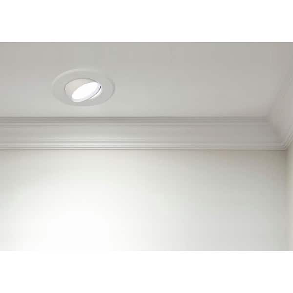 White NICOR Lighting 5/6-Inch Dimmable 2700K Adjustable Eyeball LED ... White NICOR Lighting 5/6-Inch Dimmable 2700K Adjustable Eyeball LED ...