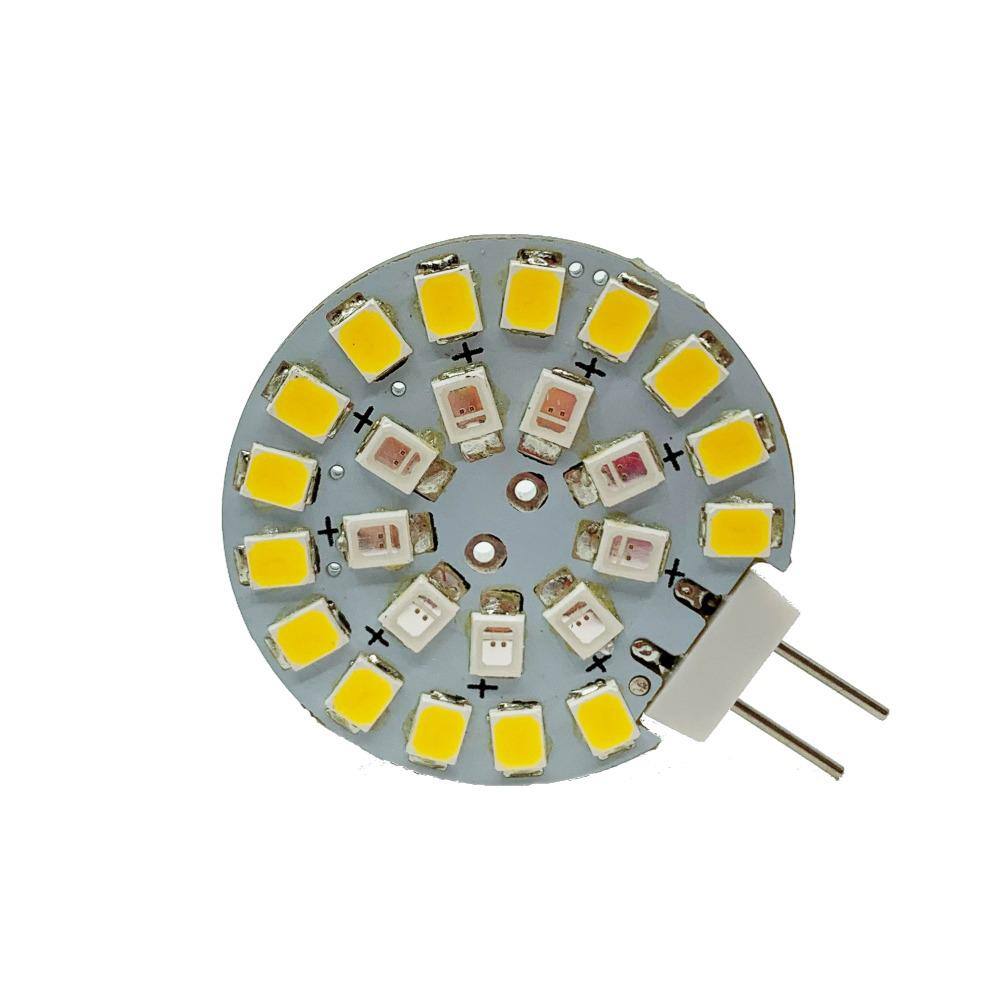 Star LED 20-Watt Equivalent Wafer LED Side Bi-Pin Dimmable DC 10-Volt ...