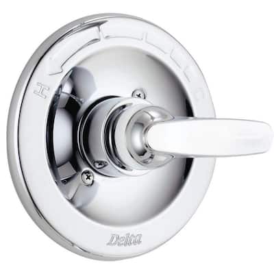 Delta Foundations 5-3/8 in. Metal Pull-Up Diverter Tub Spout in Chrome ...