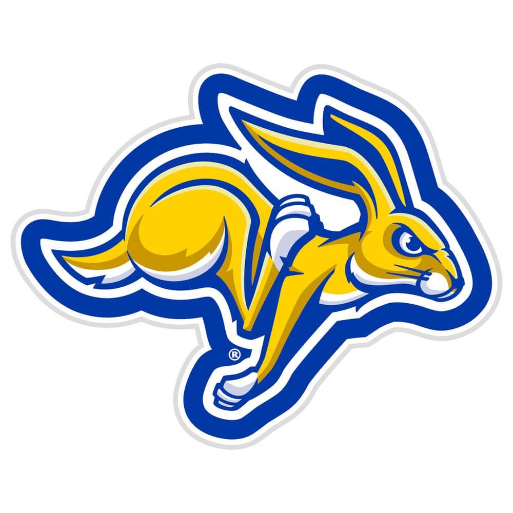 Evergreen 23 in. x 23 in. South Dakota State University Yellow College ...