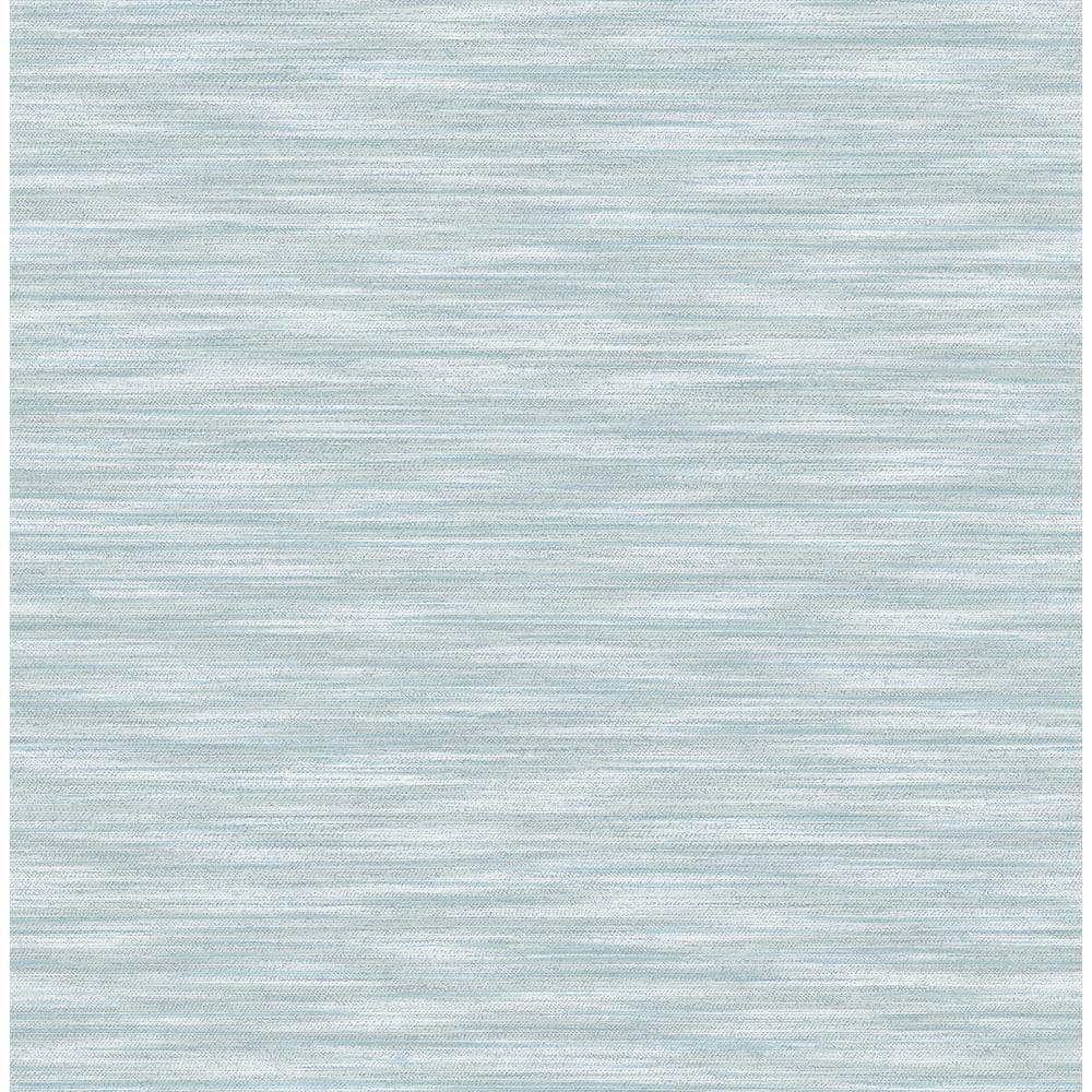 A-Street Prints Benson Light Blue Variegated Stripe Wallpaper Sample ...