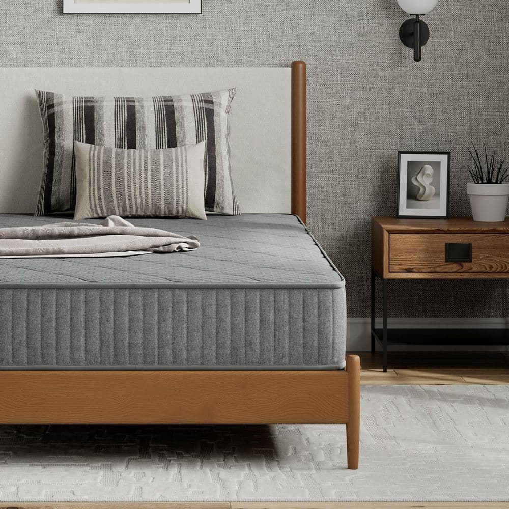 Novilla Cozy Twin Medium Firm Hybrid Mattress, 8 in. in a Box with ...