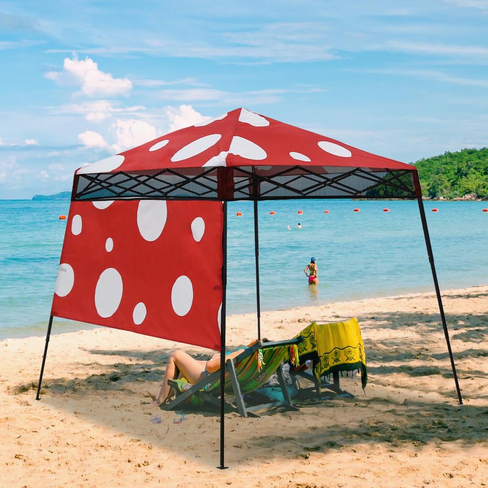 EAGLE PEAK Day Tripper 8 ft. x 8 ft. Slant Leg Light-Weight Compact ...