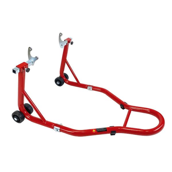 Amucolo Red Motorcycle Stand 850 lb. Sport Bike Rear Wheel Lift ...