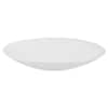 PRIVATE BRAND UNBRANDED 12-3/4 in White Frosted Glass Novelty Round ...