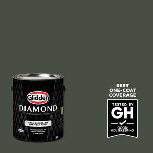 Glidden 8 oz. PPG1033-7 Charcoal Smoke Satin Interior Paint Sample ...