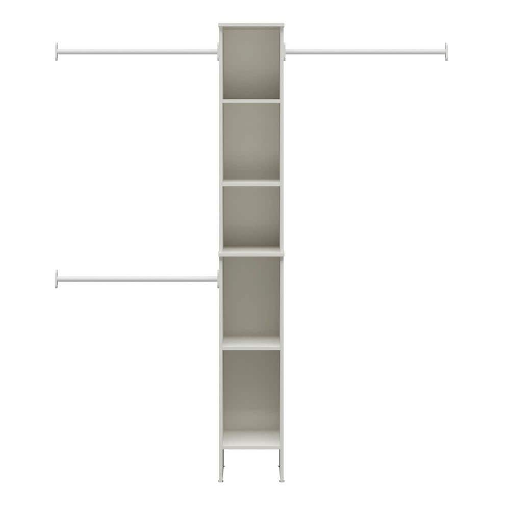 StyleWell Westport 12 in. W x 83.25 in. H White Laminate Board ...