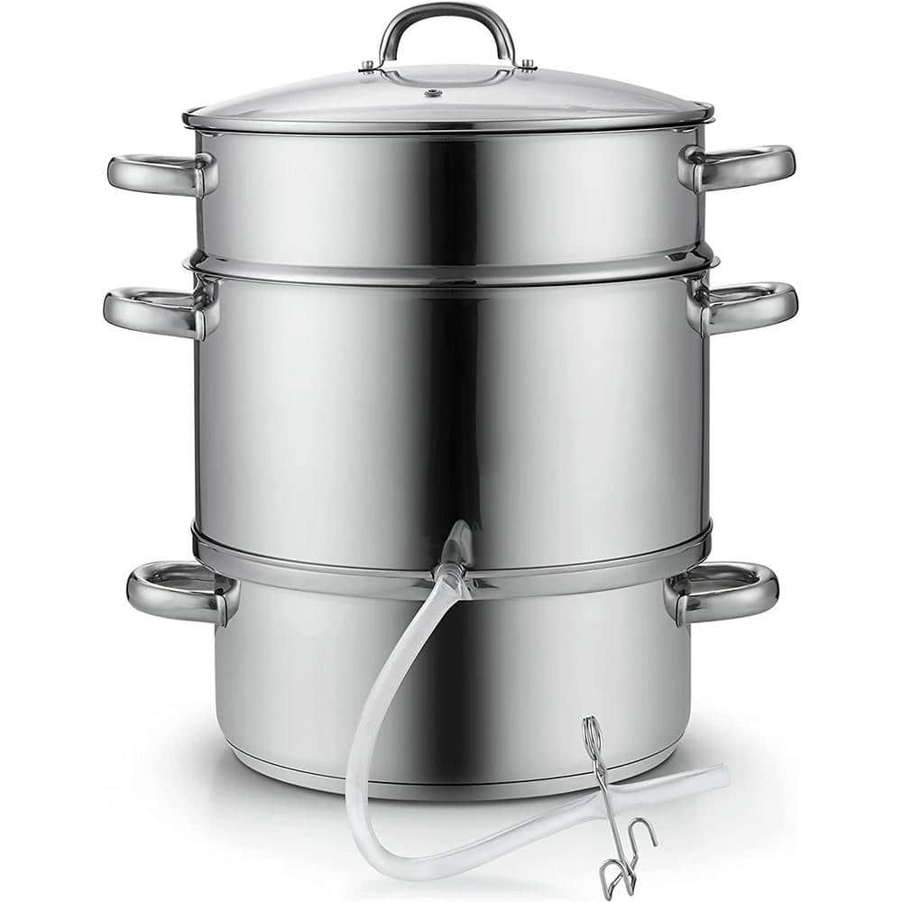 Cooks Standard 11 qt. Stainless Steel Basic Fruit Juicer Steamer ...