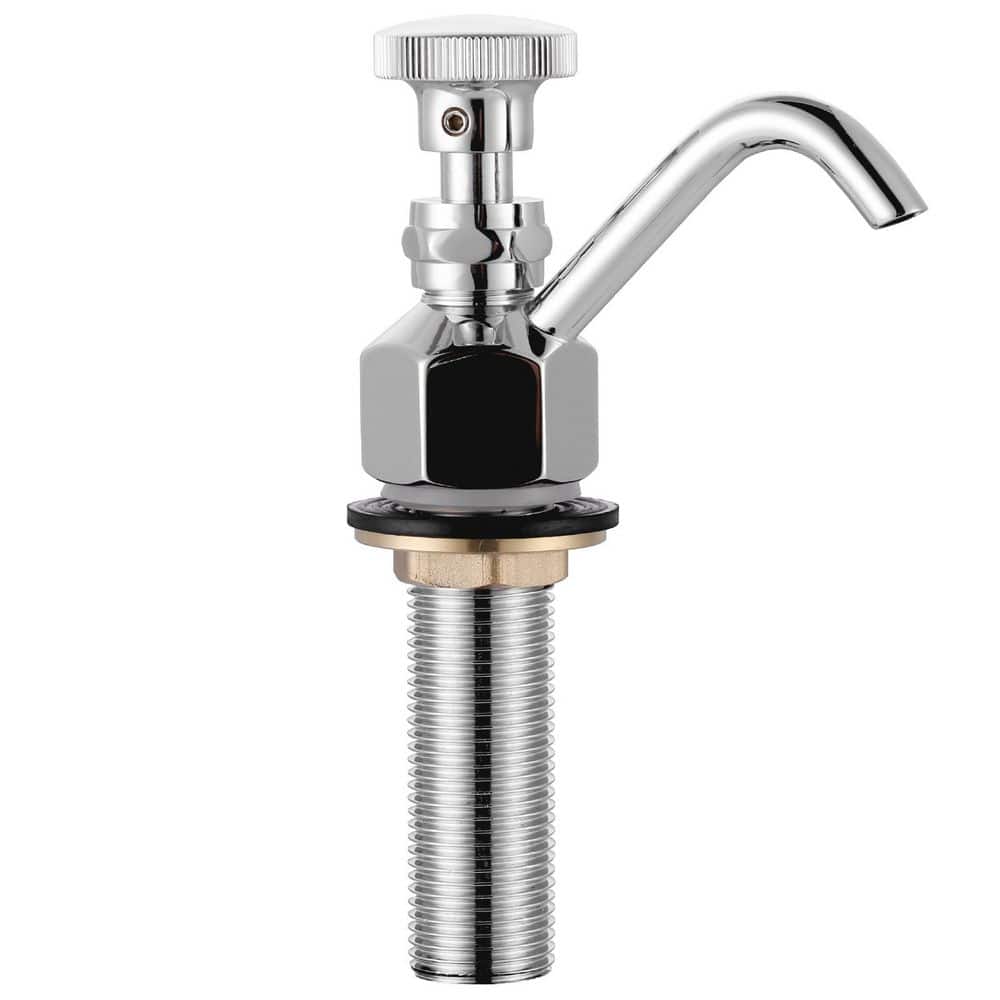ALEASHA Single Handle Deck Mount Brass Dipper Well Faucet with Quick ...