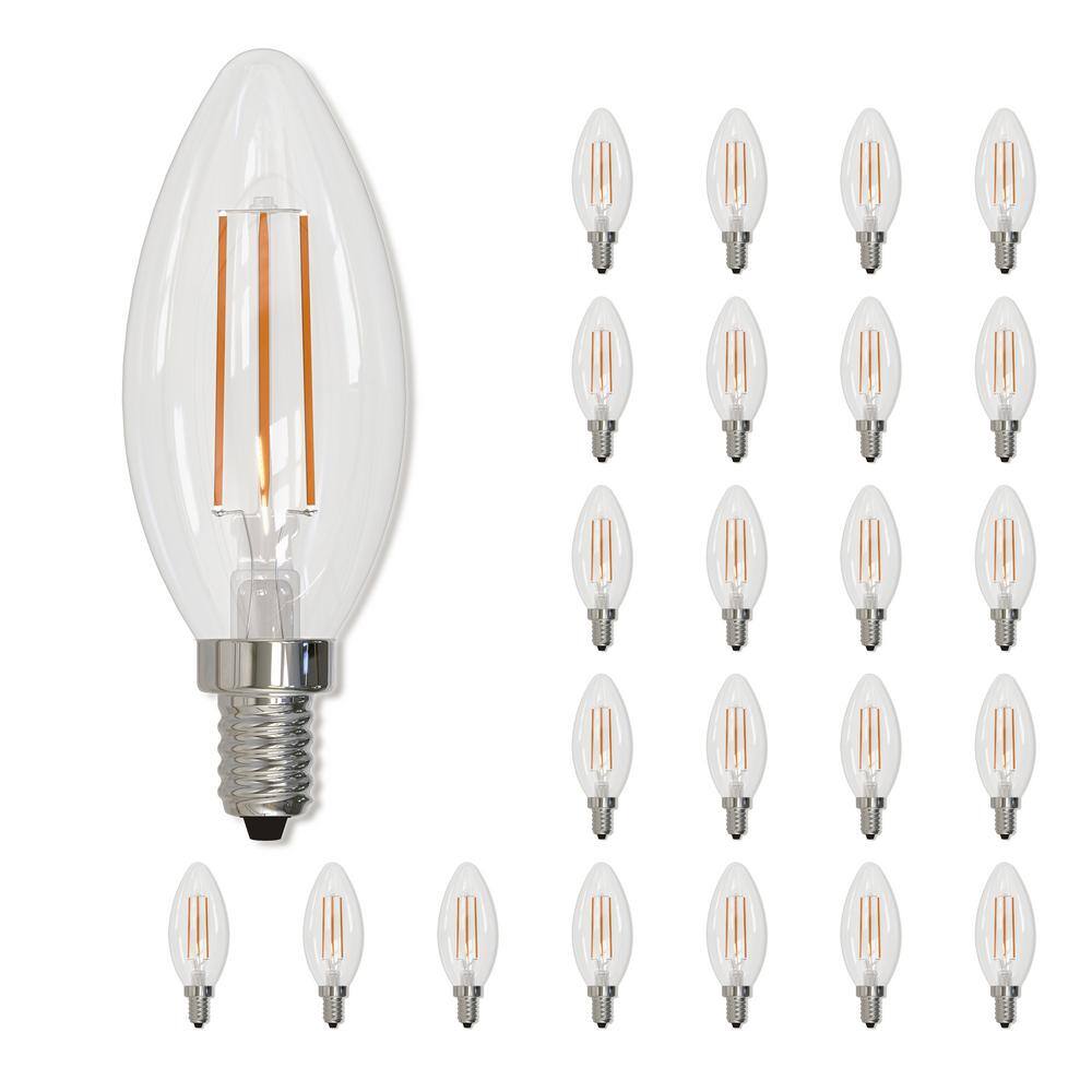 Bulbrite 60 - Watt Equivalent Warm White Light B11 (E12) Candelabra ... Bulbrite 60 - Watt Equivalent Warm White Light B11 (E12) Candelabra ...