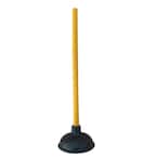 Prime-Line 6 in. Plunger Light Duty with Red Rubber Cup and Wooden ...